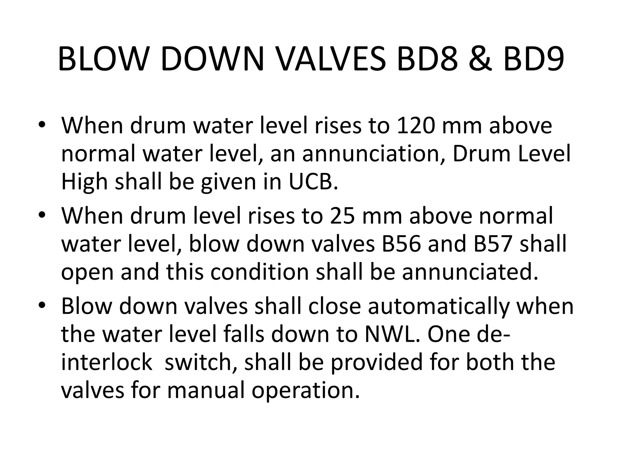 Starting & Recommended Interlocks for AH,ID,FD,PA Fans & BD Valves for ...