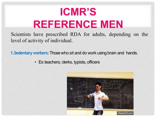 Recommended daily allowances anu | PPTX