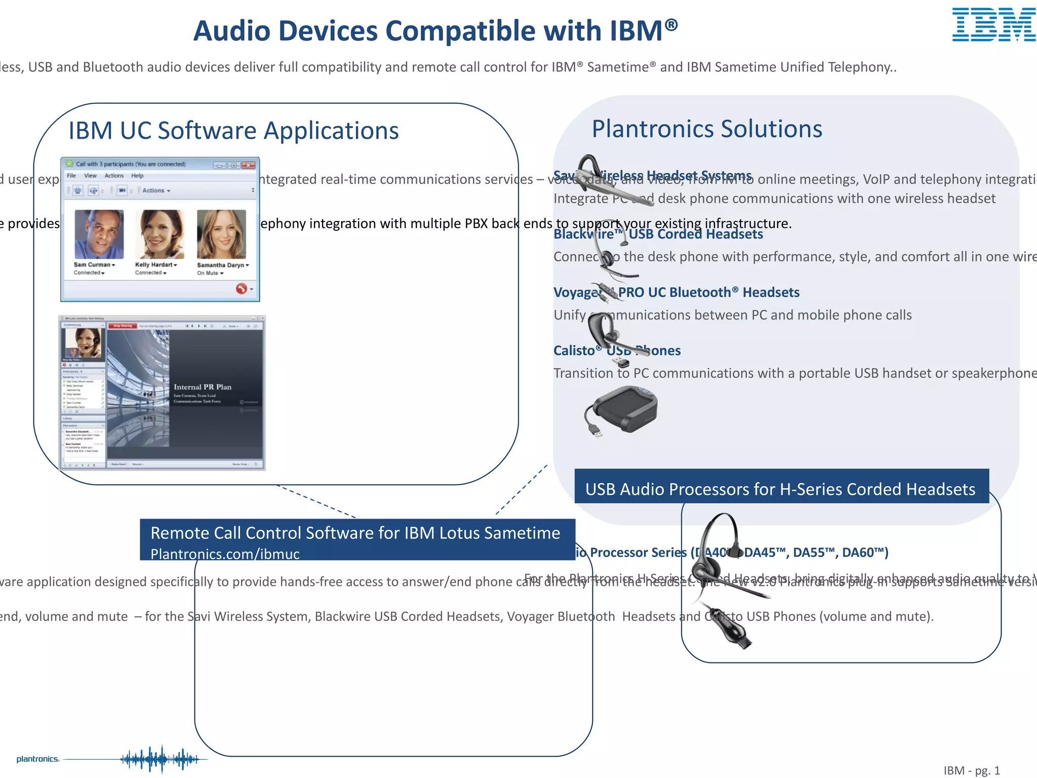 Recommended headsets from Plantronics | ODP