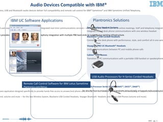 Recommended headsets from Plantronics | ODP