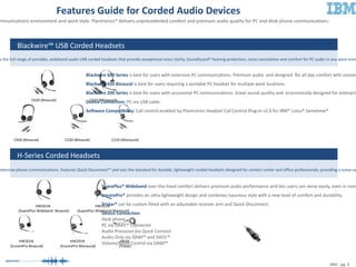 Recommended headsets from Plantronics | ODP