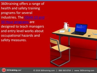 Recommended Practices for Safety and Health Programs | 360training.com