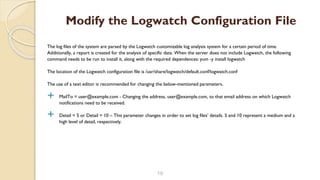 Recommended Software and Modifications for Server Security | PPT