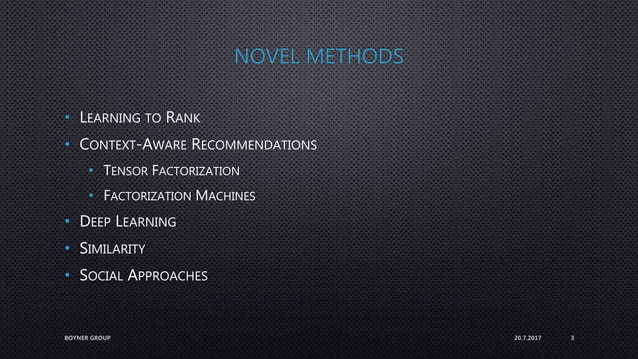 Recommendation Systems | PPT