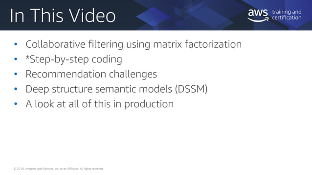 Building Content Recommendation Systems using MXNet Gluon Building Content Recommendation Systems using MXNet Gluon