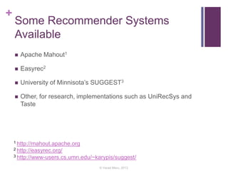 Large-scale Parallel Collaborative Filtering and Clustering using MapReduce for Recommender ...