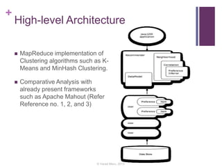 Large-scale Parallel Collaborative Filtering and Clustering using MapReduce for Recommender ...