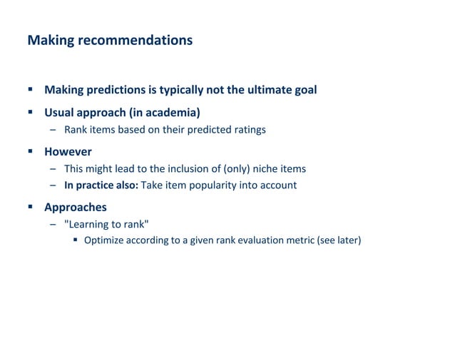 Lecture Notes on Recommender System Introduction | PPTX