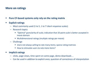 Lecture Notes on Recommender System Introduction | PPTX