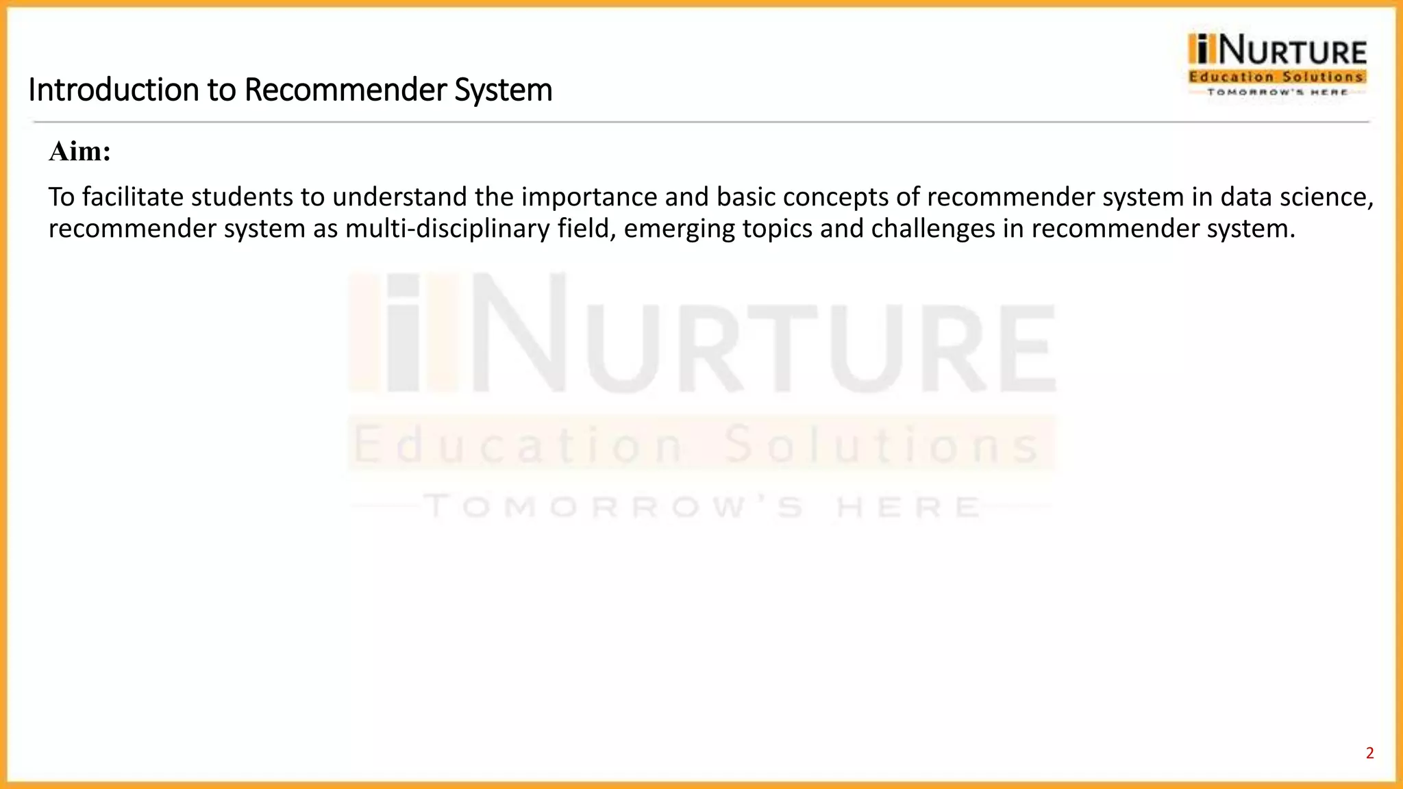 Recommender System _Module 1_Introduction to Recommender System.pptx