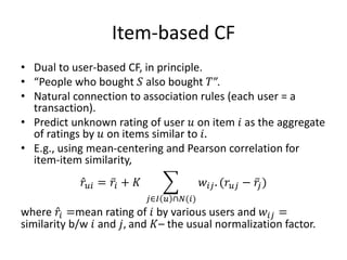 Recommender Systems.pptx | Computing | Technology & Computing