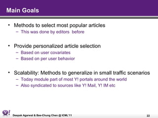 Recommender Systems Tutorial (Part 1) -- Introduction | PPT | Search | Internet