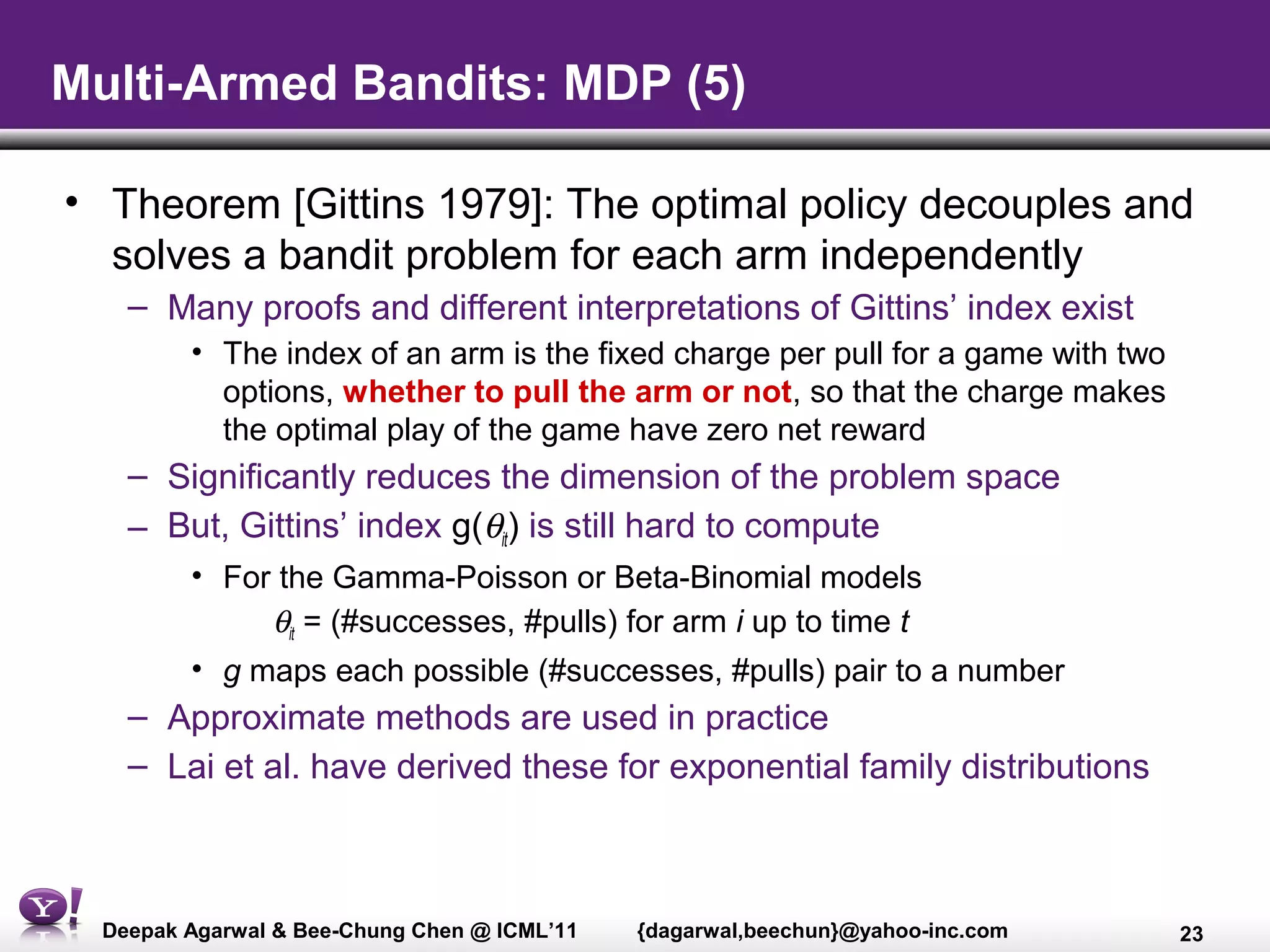Recommender Systems Tutorial (Part 3) -- Online Components | PPT
