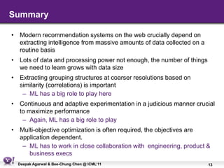 Recommender Systems Tutorial (Part 4) -- Challenges | PPT | Computer Software and Applications ...