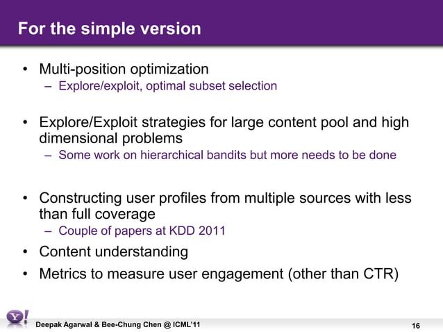 Recommender Systems Tutorial (Part 4) -- Challenges | PPT | Computer Software and Applications ...