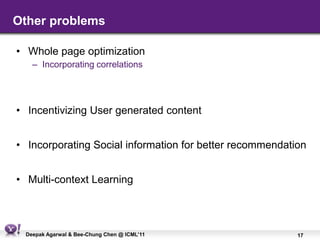 Recommender Systems Tutorial (Part 4) -- Challenges | PPT | Computer Software and Applications ...
