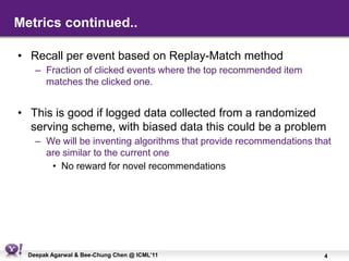 Recommender Systems Tutorial (Part 4) -- Challenges | PPT | Computer Software and Applications ...