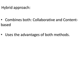 Recommender Systems Explained | PPTX