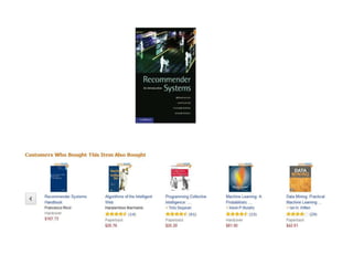 Recommender Systems Explained | PPTX