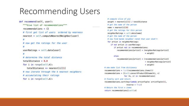Recommender Systems Using Collaborative Filtering Pptx Web Development Internet
