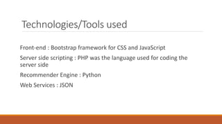 Recommender systems using collaborative filtering | PPTX | Web Development | Internet
