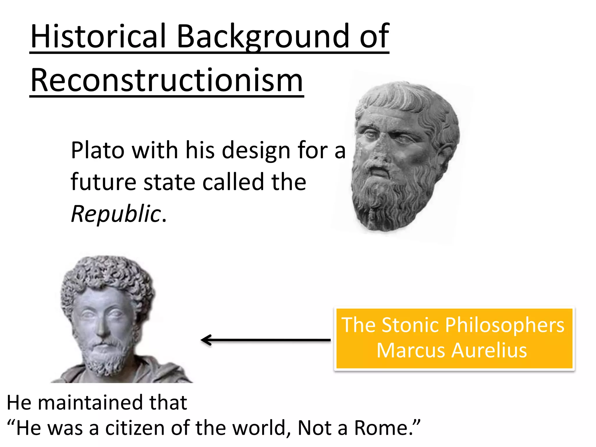 Reconstructionism | PPTX