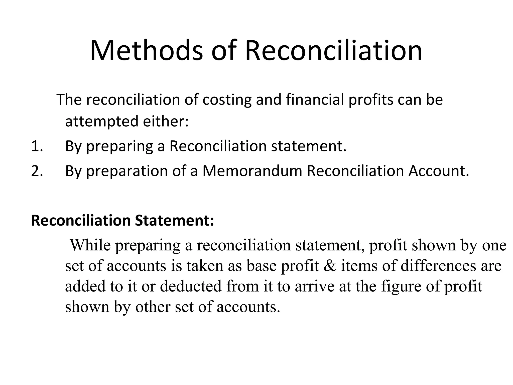 Reconciliation | PPT