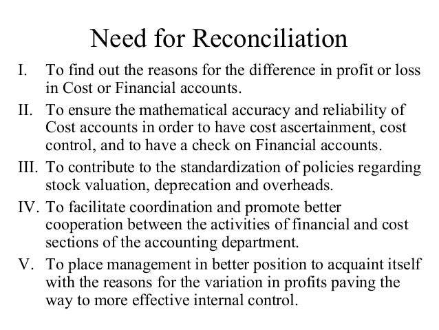Reconciliation Meaning