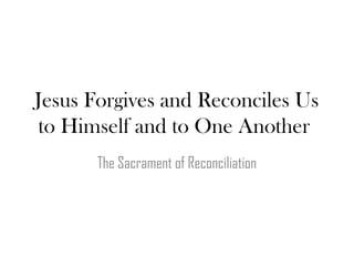 Reconciliation | PPT