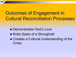 A Theology of Reconciliation | PPT