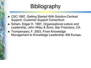 Reconciling Oc Dilemmas The 4th International Connference On Knowledge ...