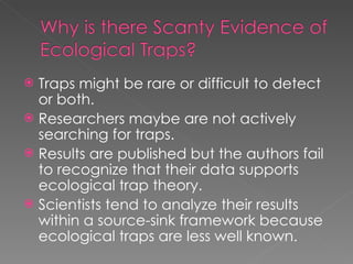Ecological Traps_Battin | PPT