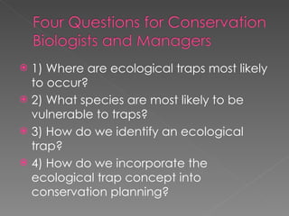 Ecological Traps_Battin | PPT