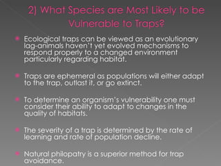 Ecological Traps_Battin | PPT