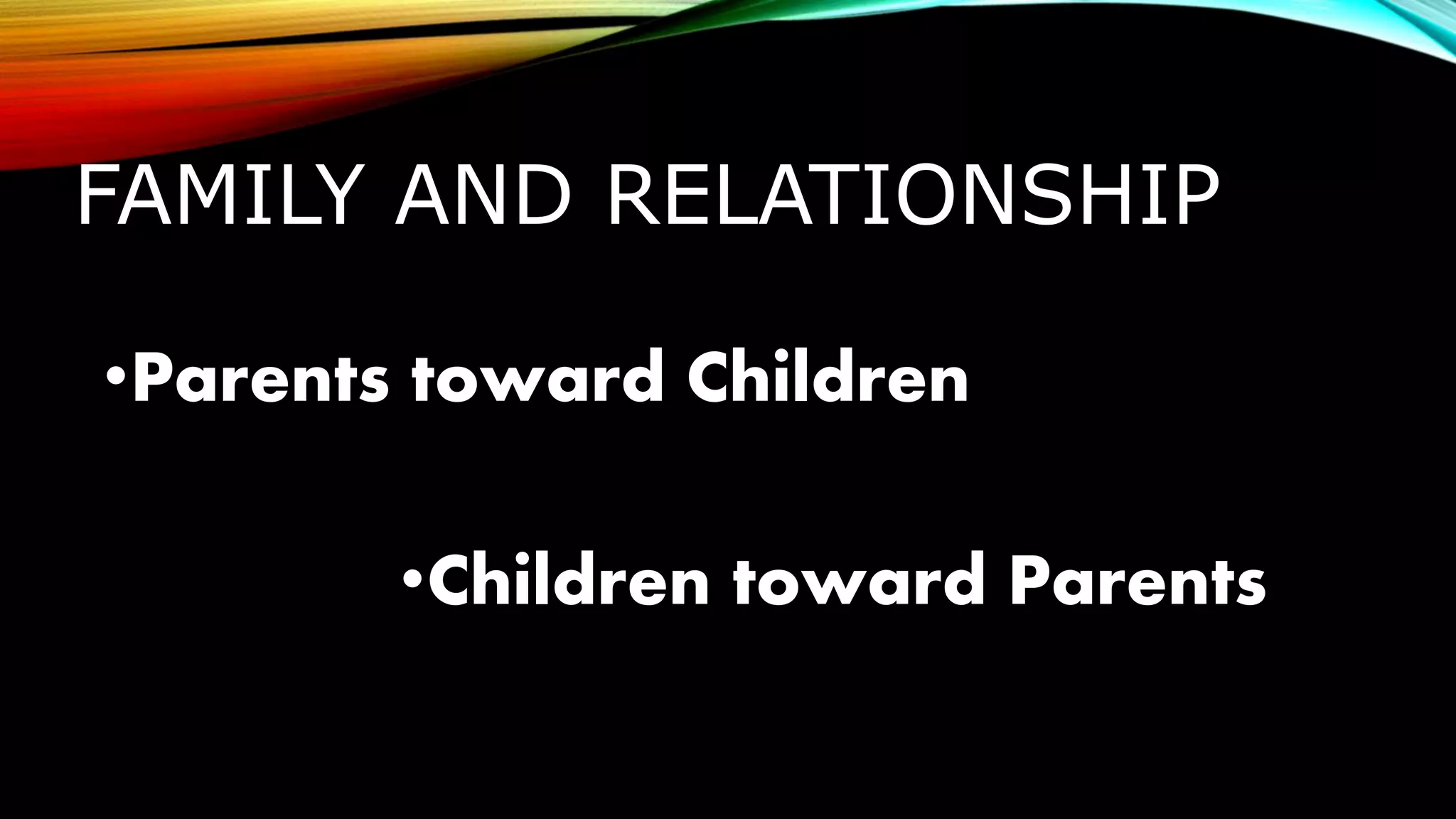 Recollection on Family Relationship | PPTX