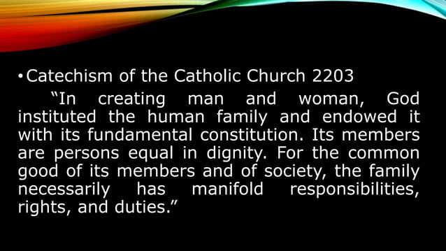 Recollection on Family Relationship | PPTX | Christianity | Religion ...