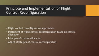 Reconfigurable flight control design for combat flying | PPT