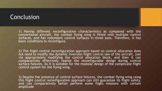 Reconfigurable flight control design for combat flying | PPT