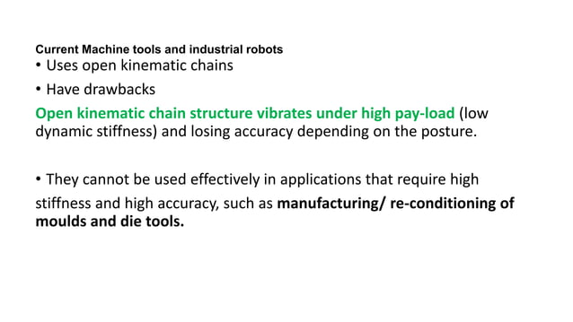 Reconfigurable Parallel Kinematic Machine Tool Ppt