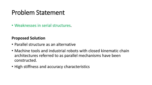 Reconfigurable Parallel Kinematic Machine Tool Ppt