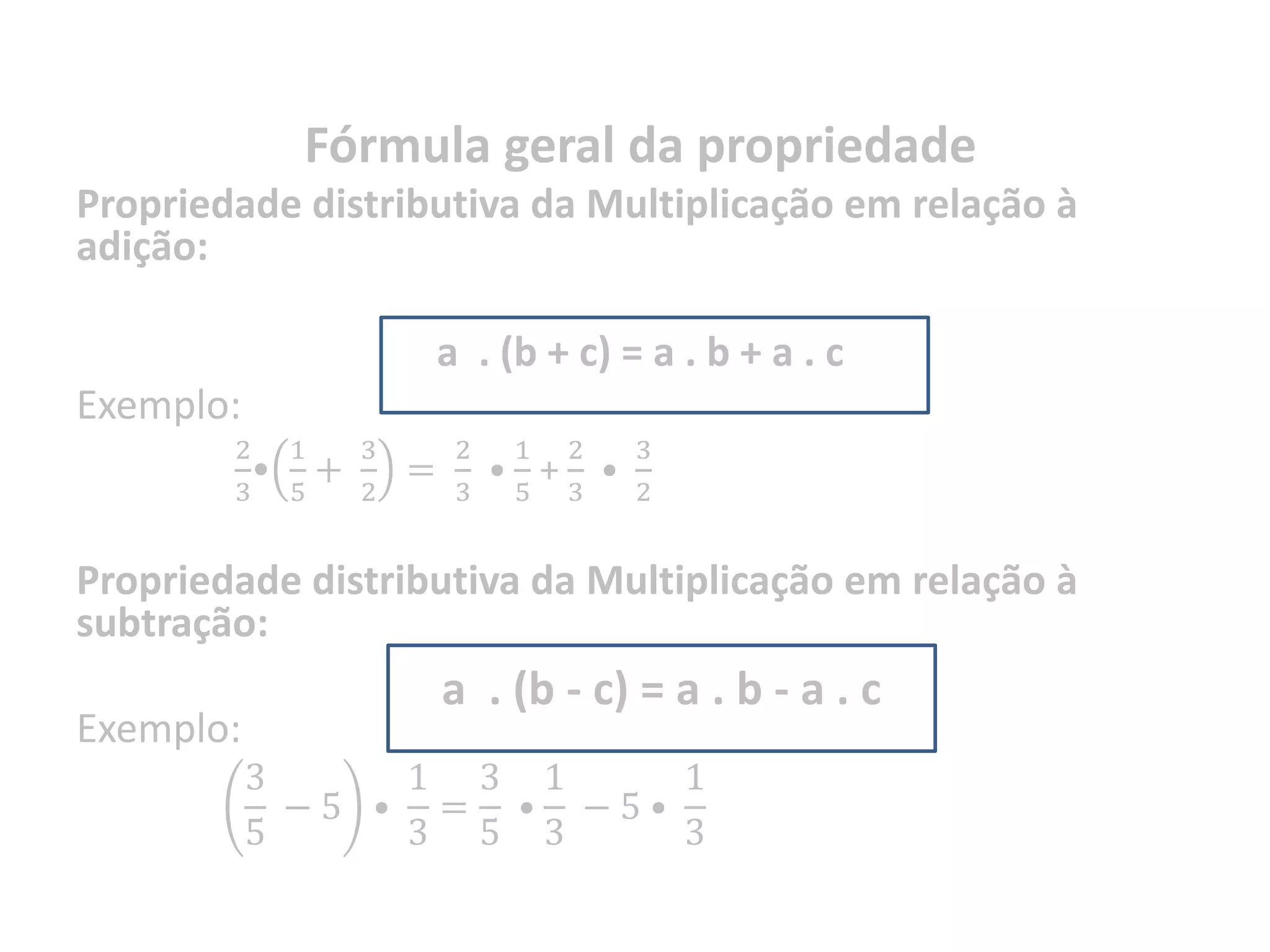 Reconhecer E Aplicar A Propriedade Distributiva Da Multiplicação Ppt