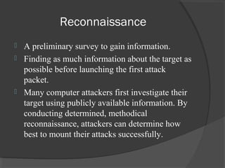 Reconnaissance | PPT