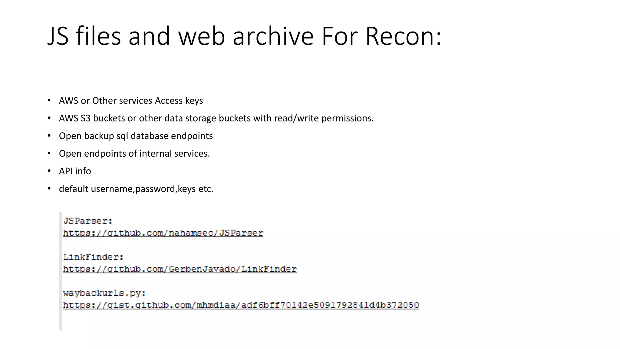 Reconnaissance | PPTX
