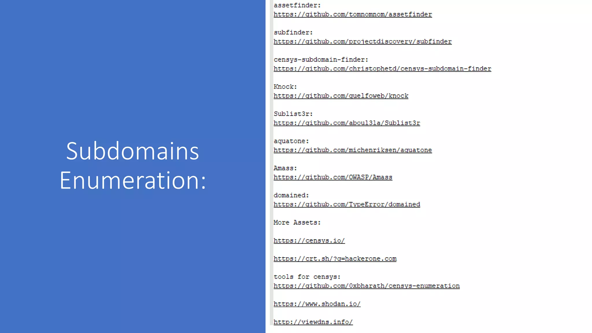 Reconnaissance | PPTX