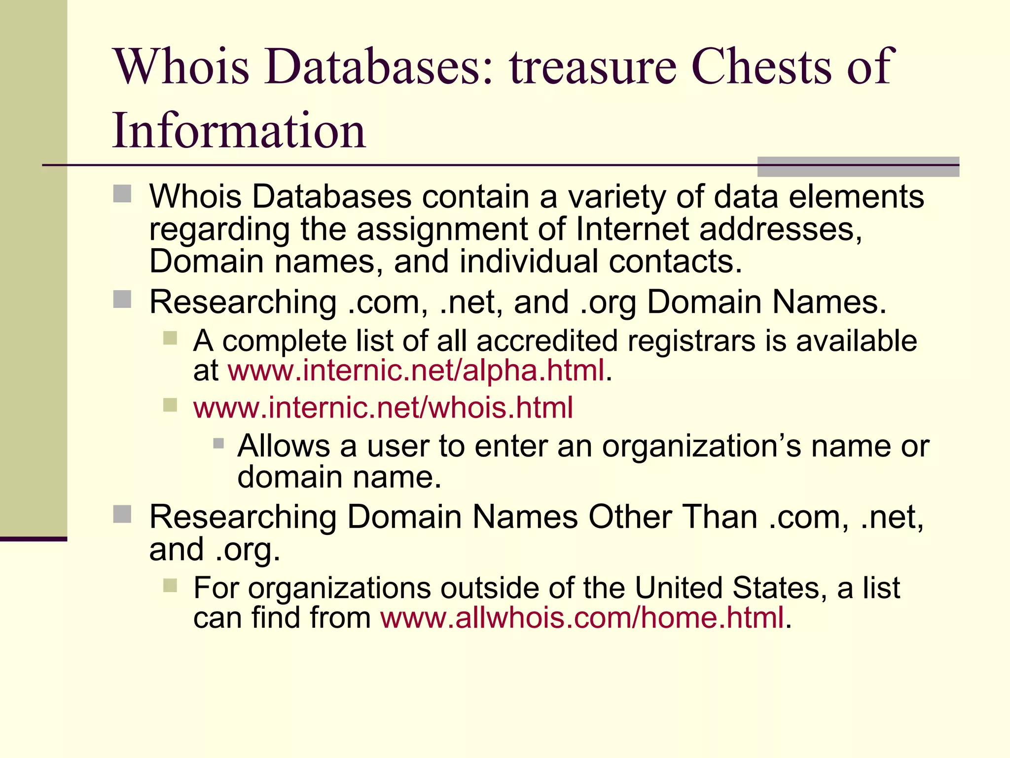 Reconnaissance & Scanning | PPT