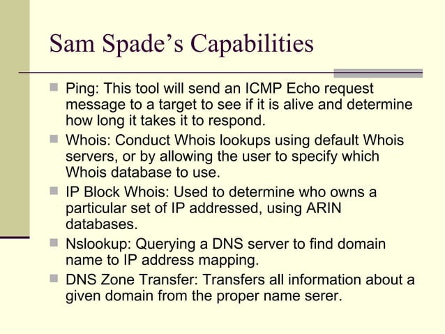 Reconnaissance & Scanning | PPT