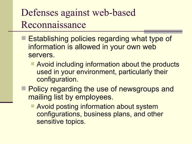 Reconnaissance & Scanning | PPT