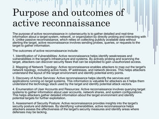 Cyber Security Project Presentation: Unveiling Reconnaissance Tools and ...