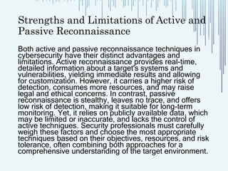 Cyber Security Project Presentation: Unveiling Reconnaissance Tools and ...