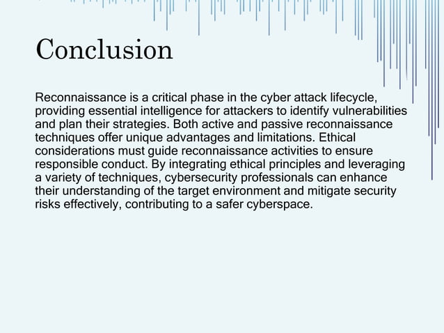 Cyber Security Project Presentation: Unveiling Reconnaissance Tools and ...